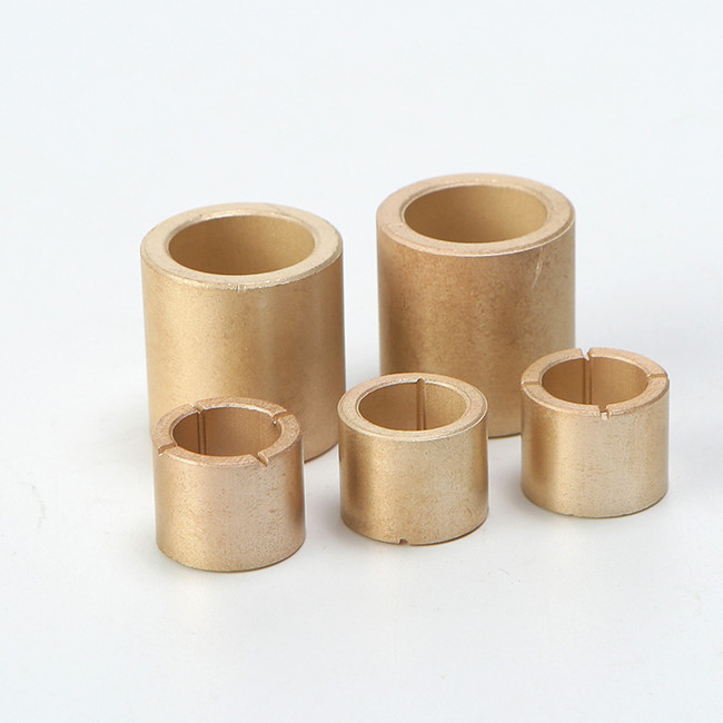 Copper Based Alloy Pressure Injection Molding Cylindrical Oiled Bearing ...